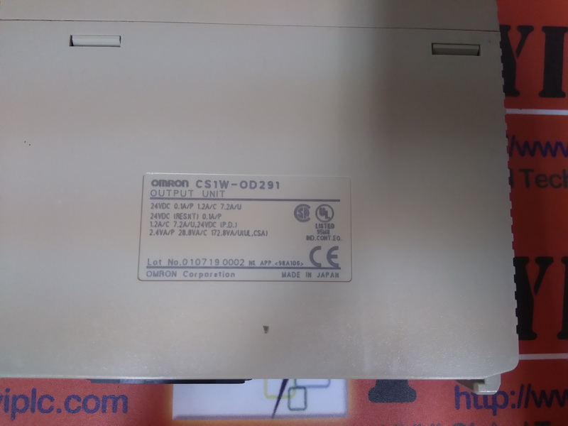 Omron Output Unit Cs1w Od291 裕益科技自動化設備可程式編碼器plc分散式控制系統dcs